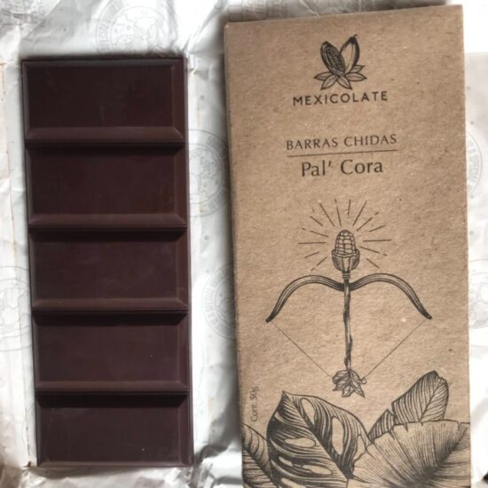 Barra de Chocolate - 50gr + Hongos - Mexicolate - Cacao Nativo